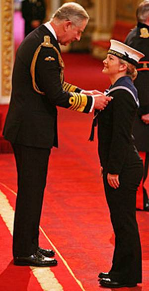 Young Kate Nesbitt awarded the MC for bravery in Afghanistan ...