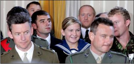 Young Kate Nesbitt awarded the MC for bravery in Afghanistan ...